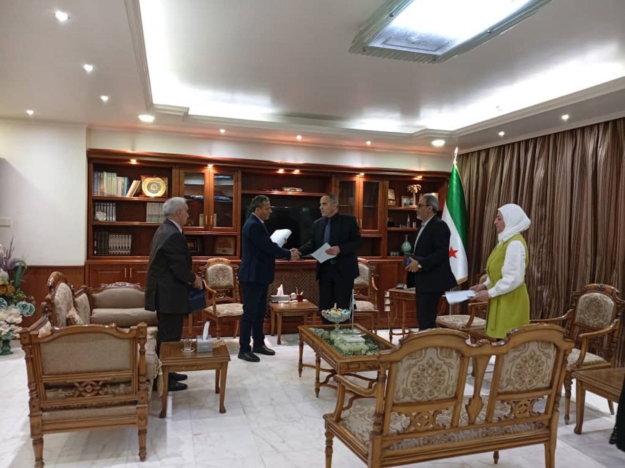 وزير الزراعة يبحث فرص الاستثمار الزراعي مع شركة "Green Orky" التركية ...